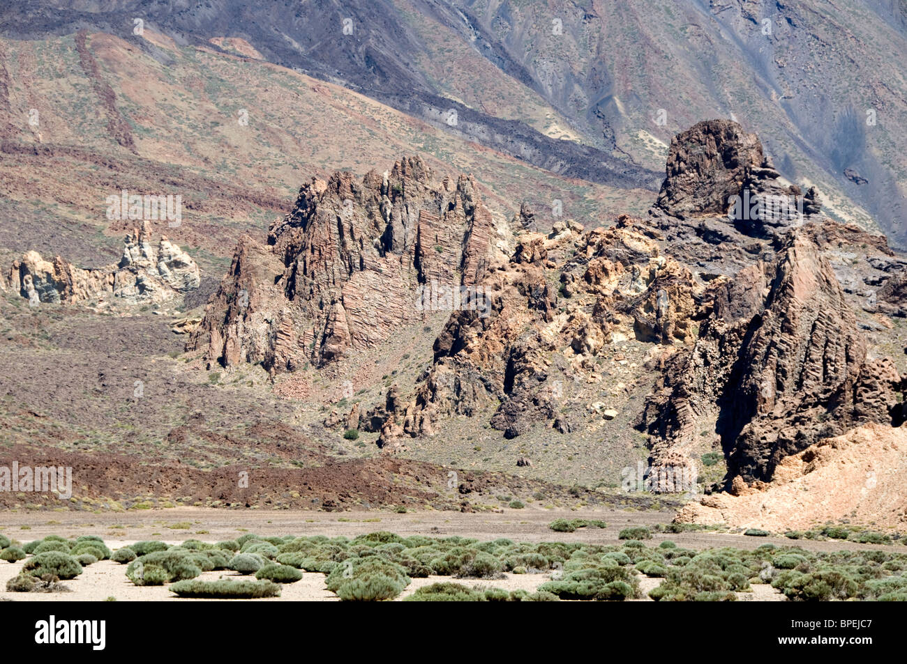 Lava outcrop, Mount Teide, Tenerife Stock Photo - Alamy