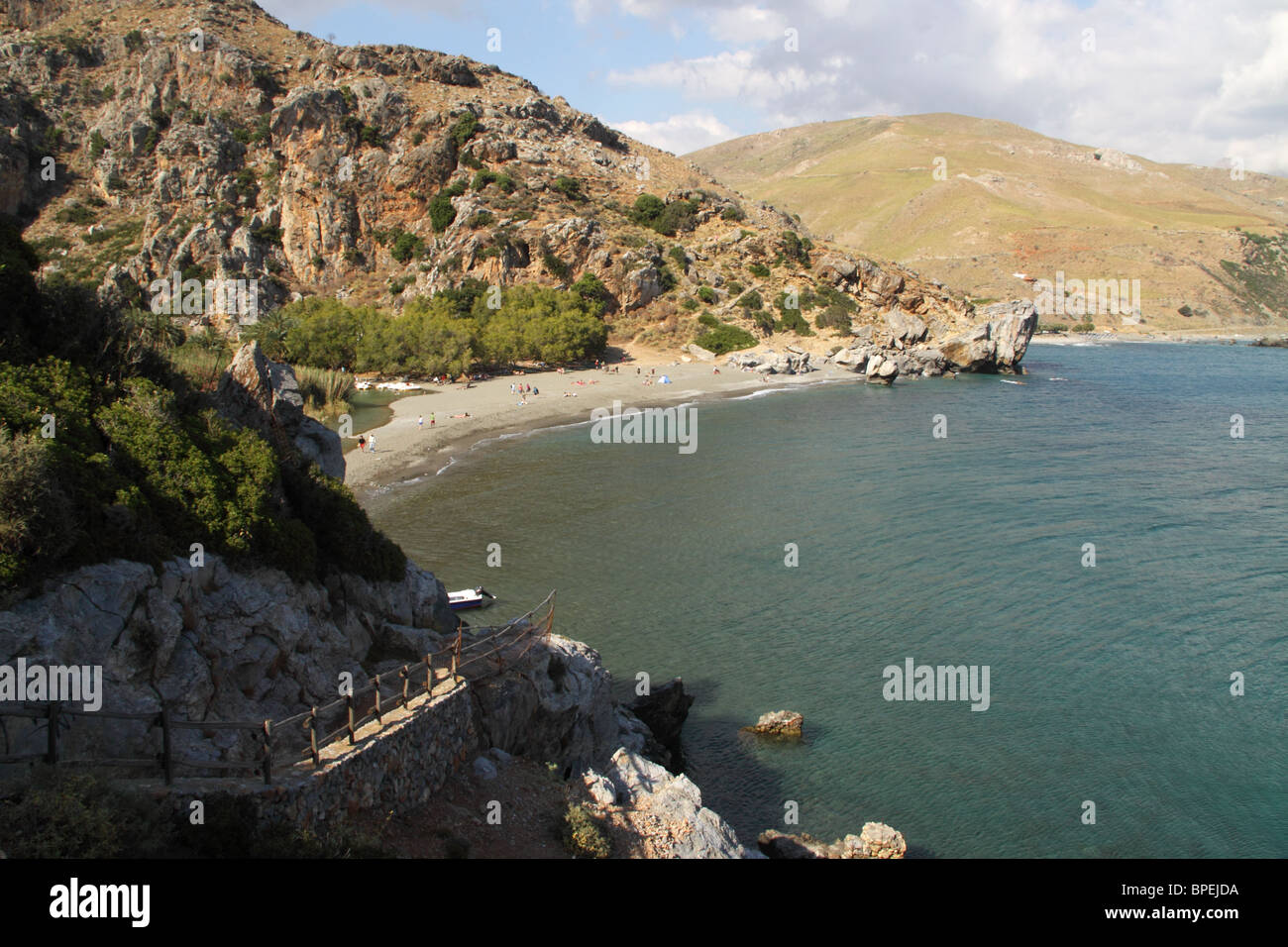 Preveli Beach, Rethymno, Crete, Greece Stock Photo - Alamy