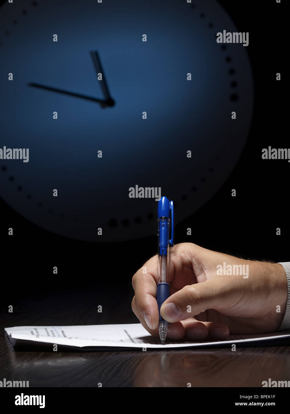 Test paper clock hi-res stock photography and images - Alamy