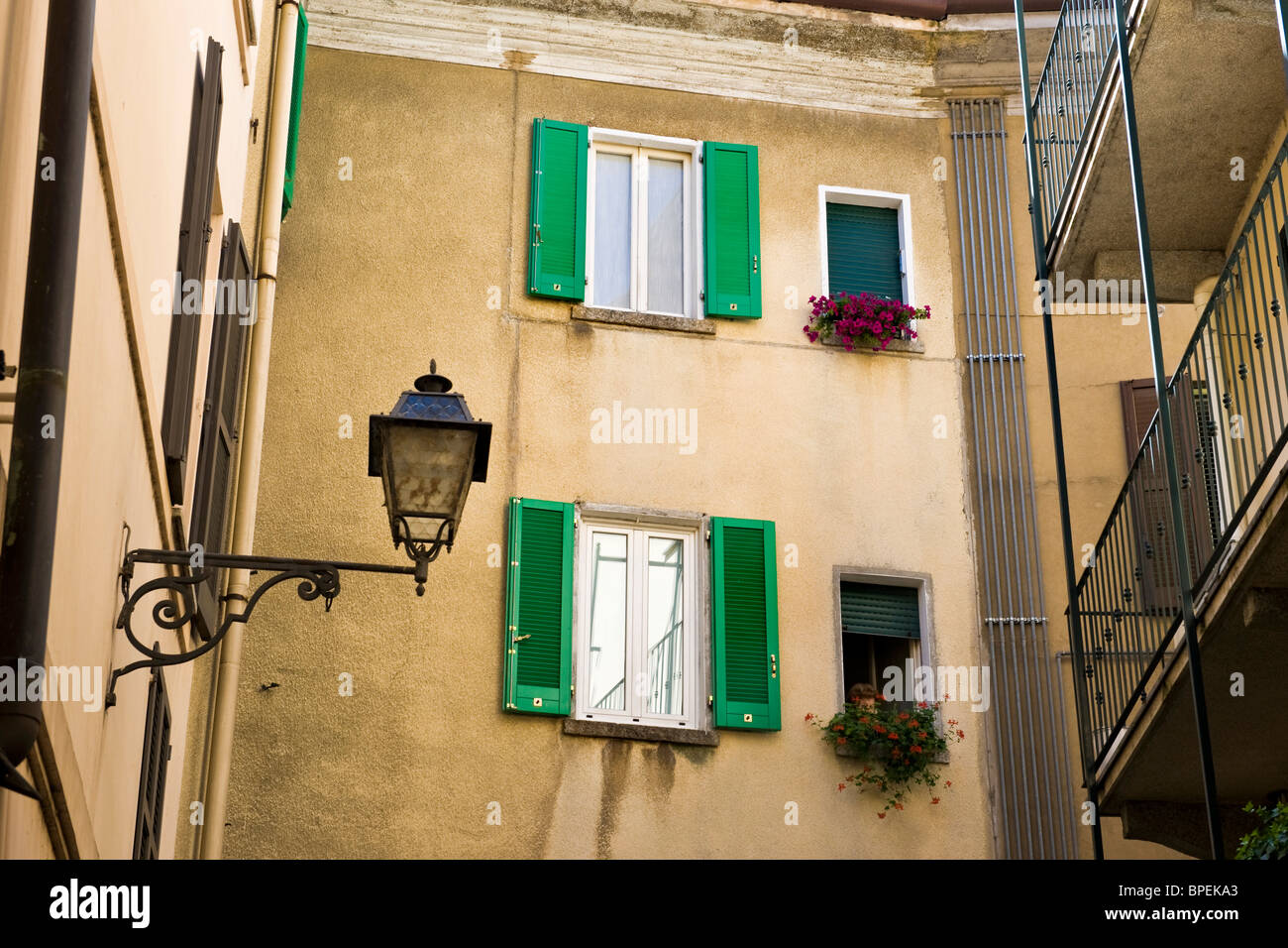 Old town, Lecco, Italy Stock Photo - Alamy