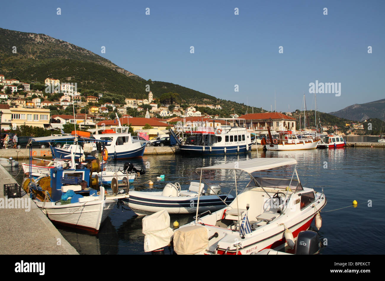 Vathi, Ithaki, Ionian Island, Greece Stock Photo - Alamy