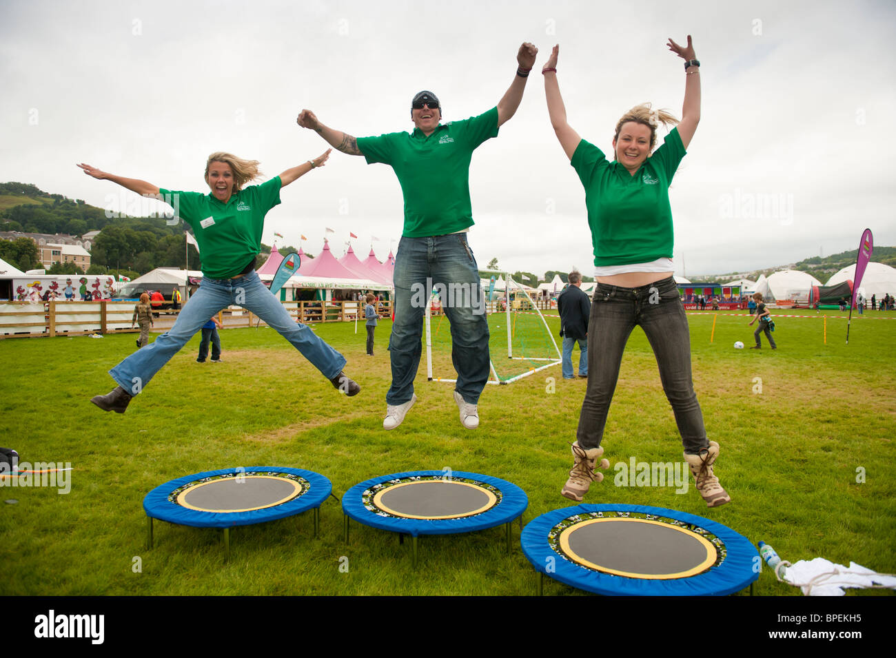 Mini trampolines hi-res stock photography and images - Alamy