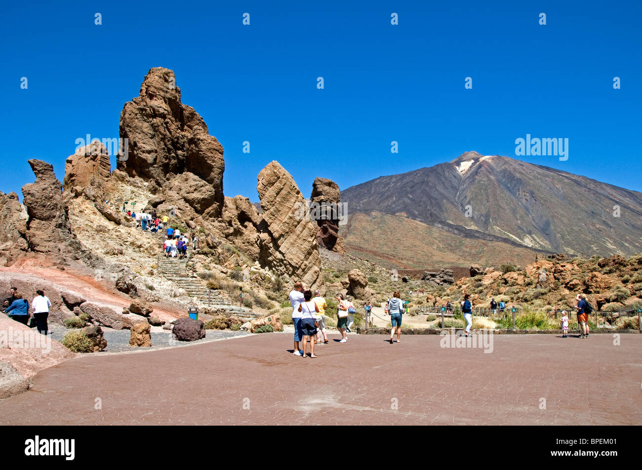 Lava outcrop, Mount Teide, Tenerife Stock Photo - Alamy