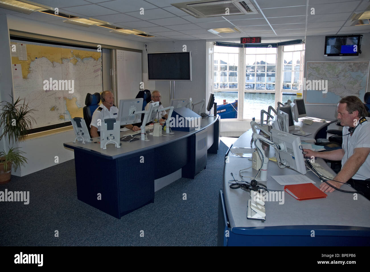 Watchkeepers in operations room in hi-res stock photography and images ...