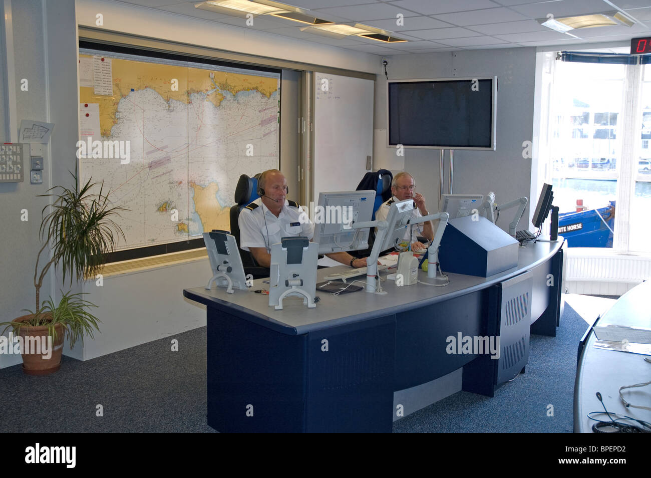 Watchkeepers in operations room in hi-res stock photography and images ...