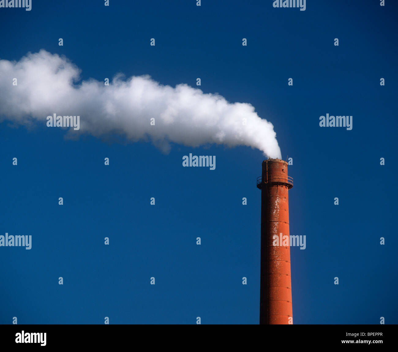 Big factory chimney Stock Photo - Alamy