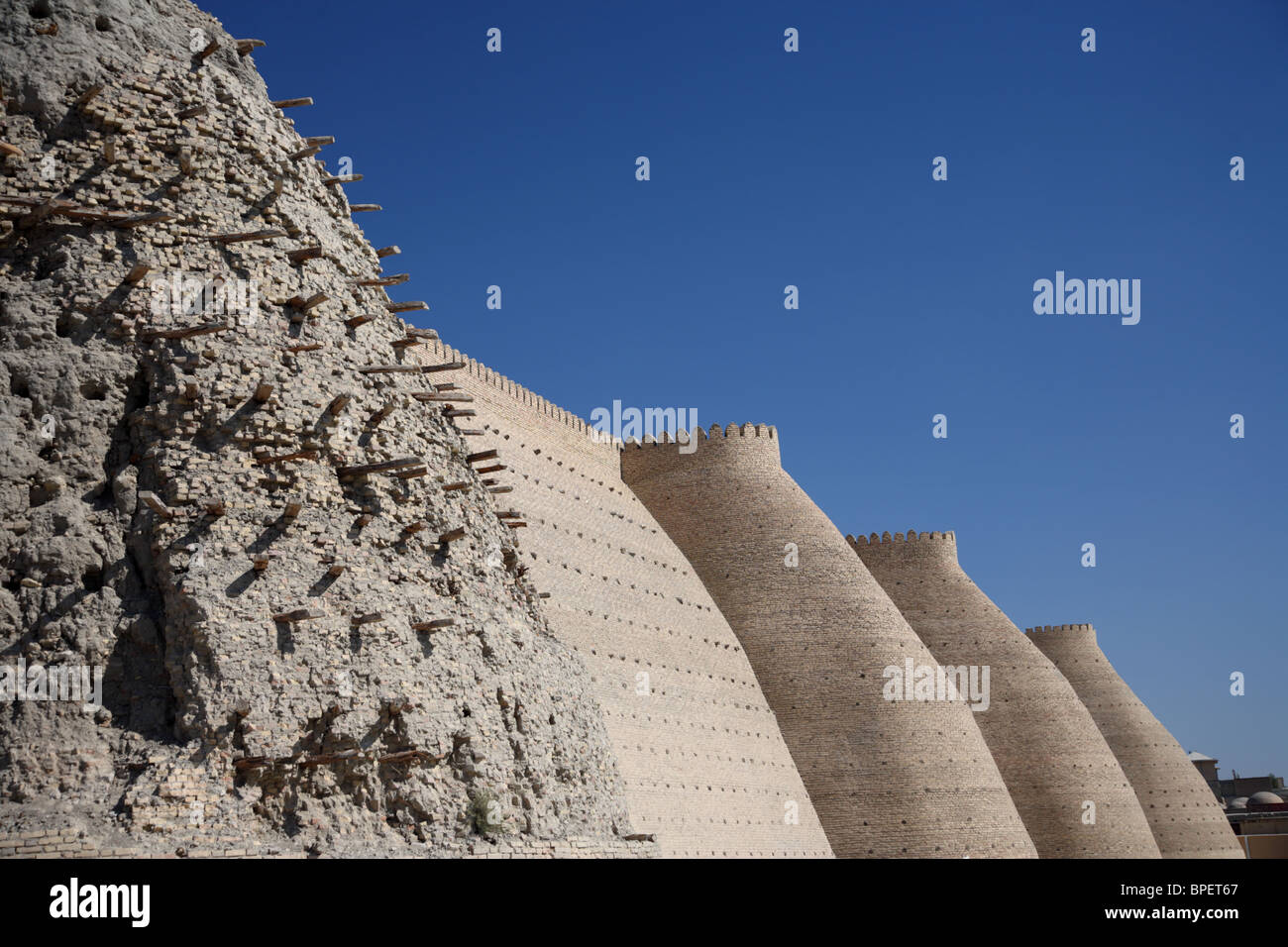 The Ark fortress in Bukhara, Uzbekistan Stock Photo - Alamy