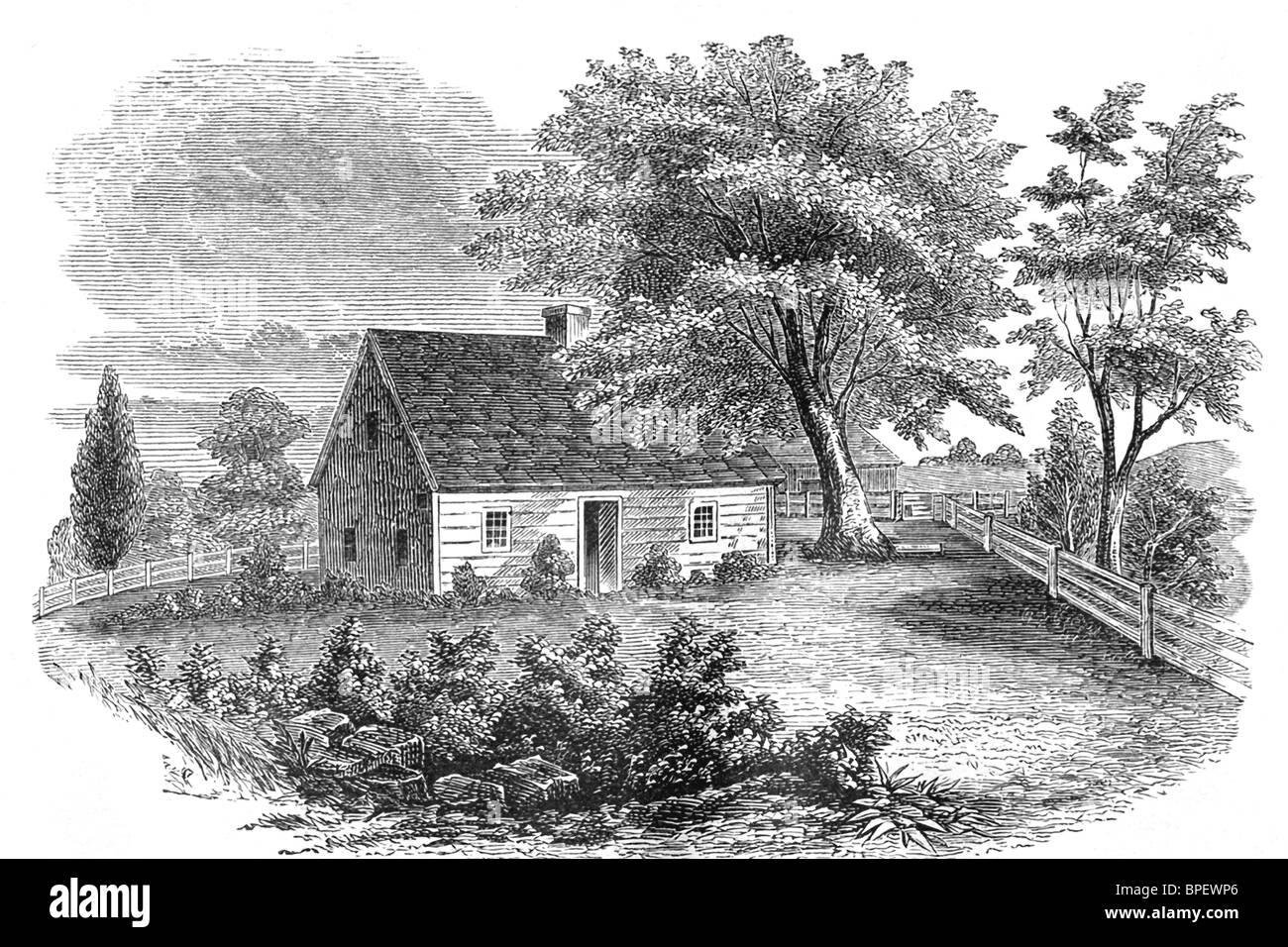 American orator and politician Daniel Webster was born in this house in ...