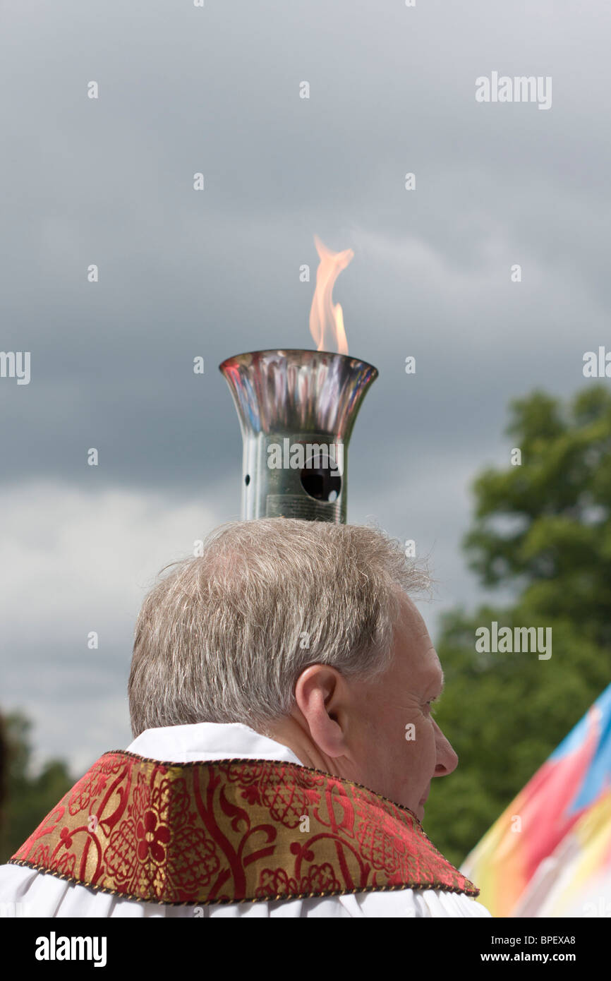 Man carrying torch hi-res stock photography and images - Alamy