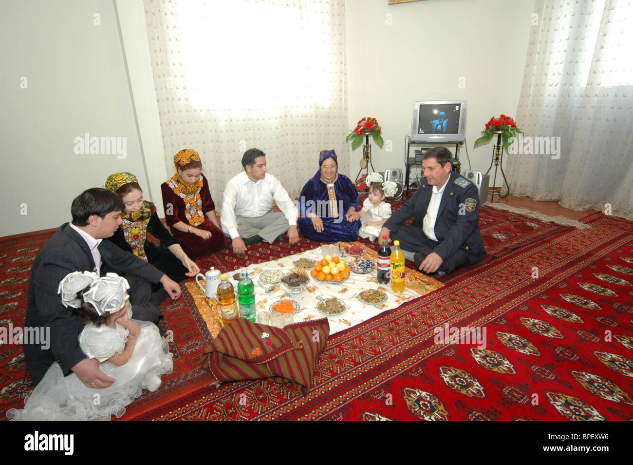 Turkmen Family High Resolution Stock Photography and Images - Alamy