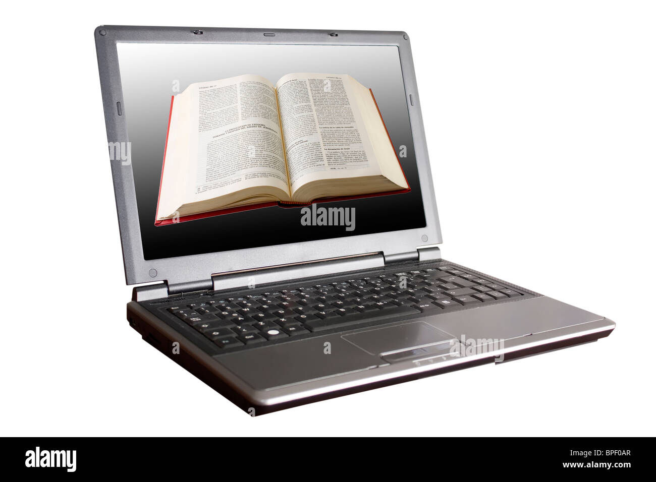 holy bible in the laptop Stock Photo - Alamy