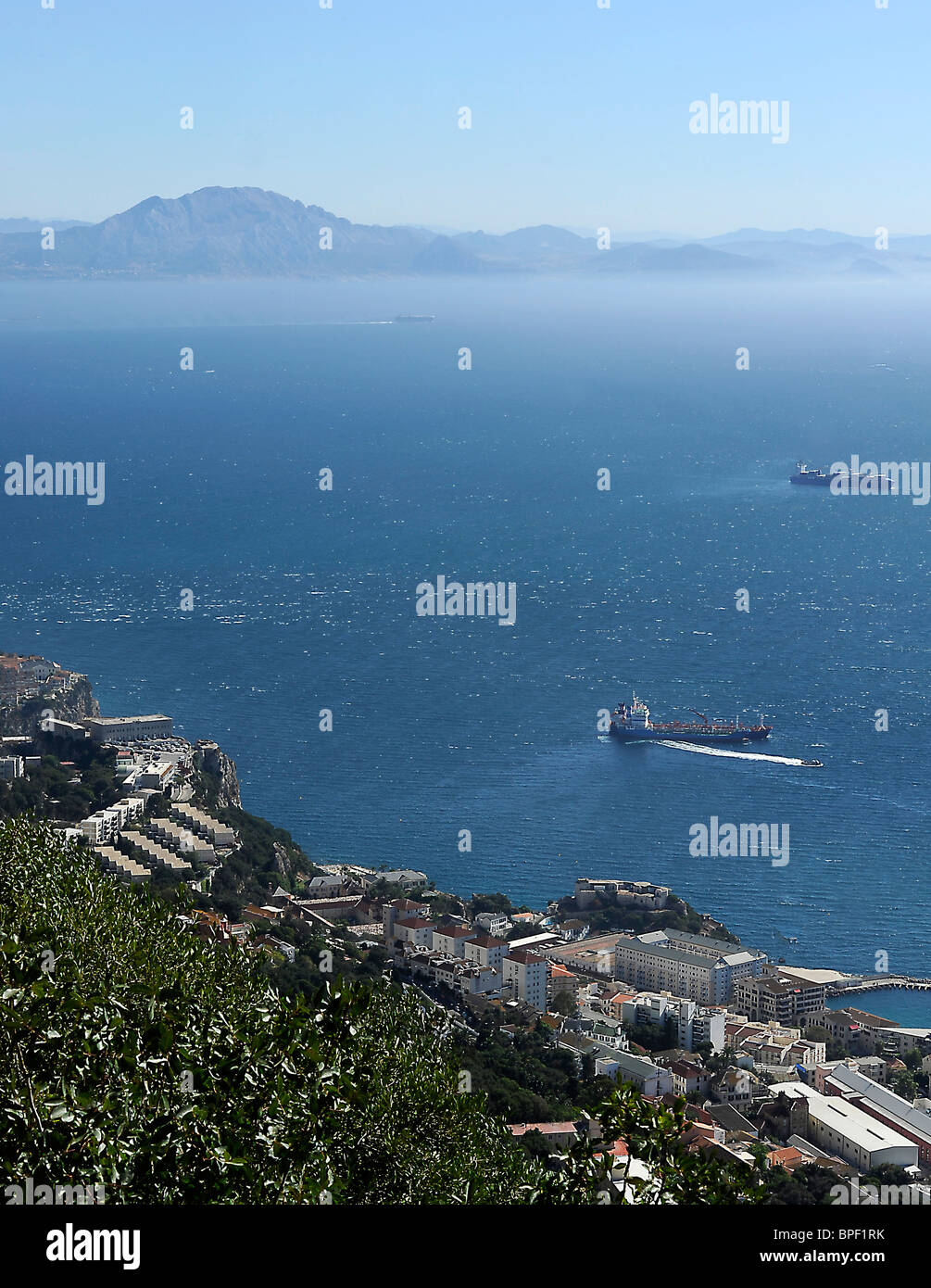 Strait of Gibraltar Strasse von Gibraltar Stock Photo - Alamy