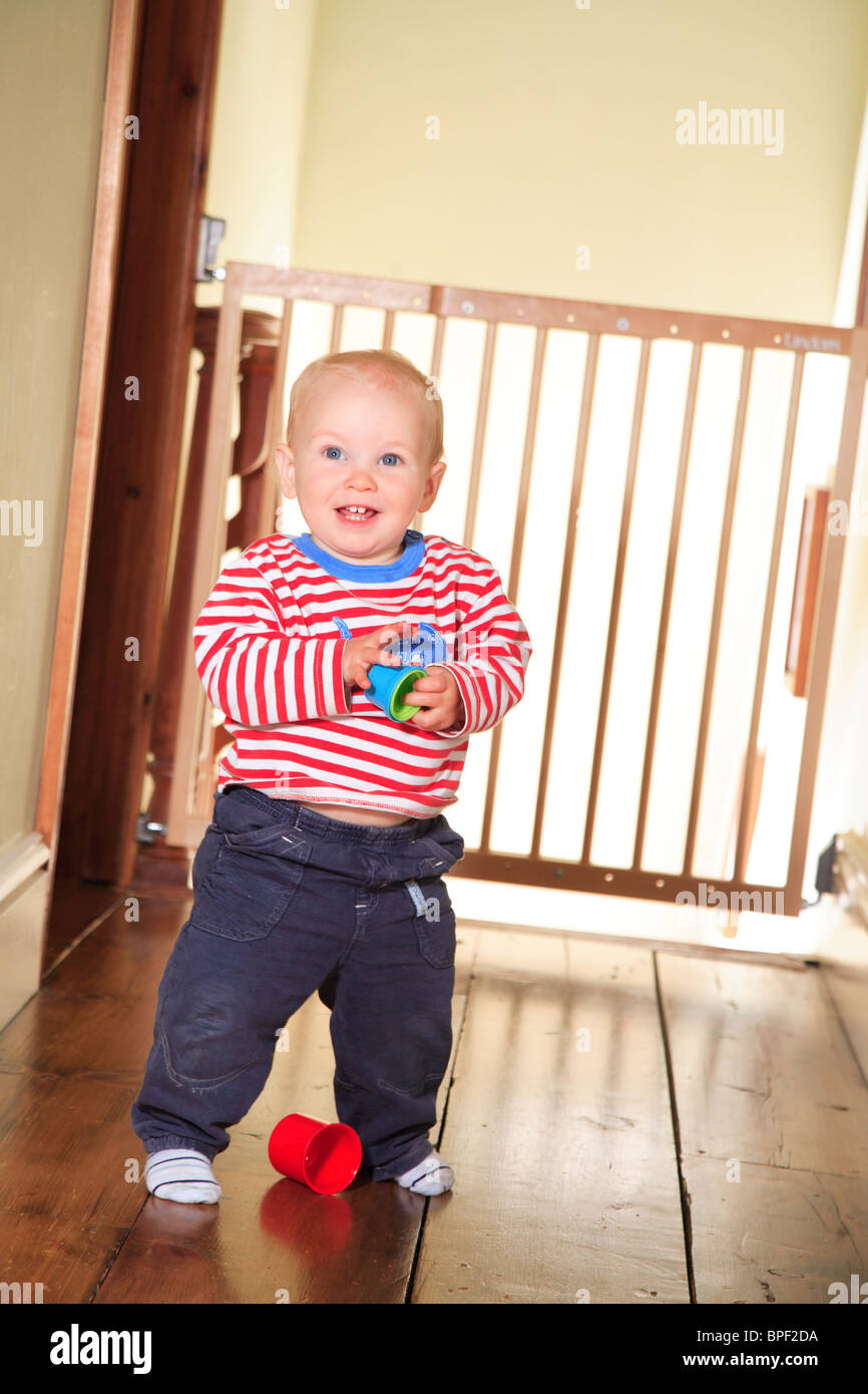 baby standing up Stock Photo - Alamy