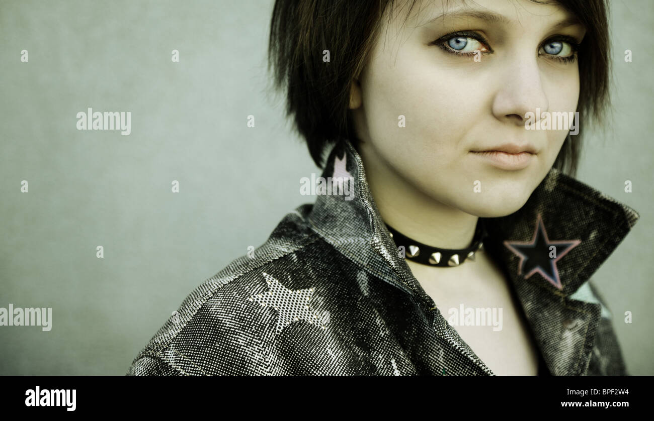 Punk goth girls hi-res stock photography and images - Alamy