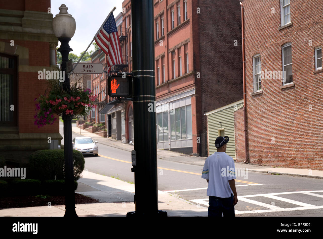 Rural American town with abandoned Main street Stock Photo - Alamy