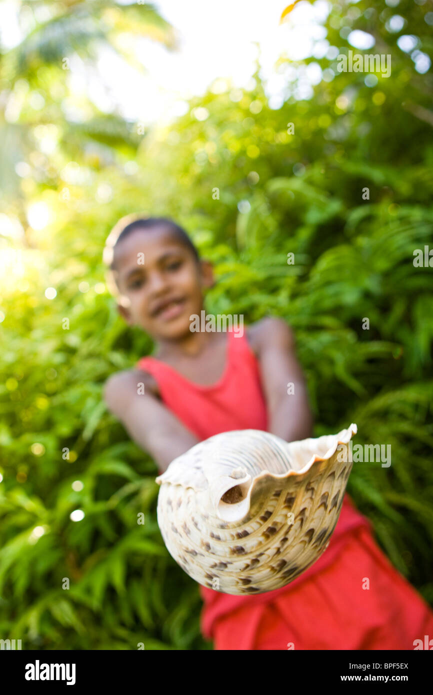 Fiji village sea hi-res stock photography and images - Alamy