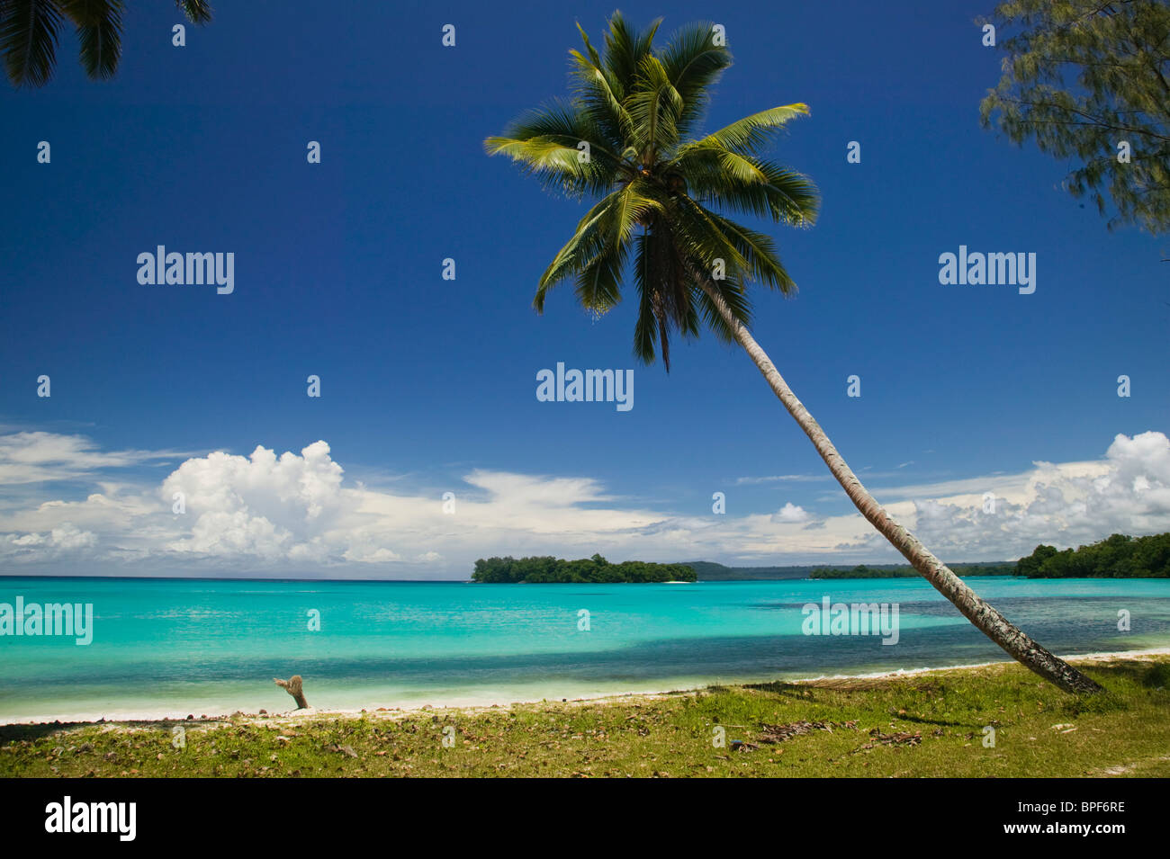 Vanuatu, Espiritu Santo Island, PORT OLRY. Port Olry Town Beach Stock ...