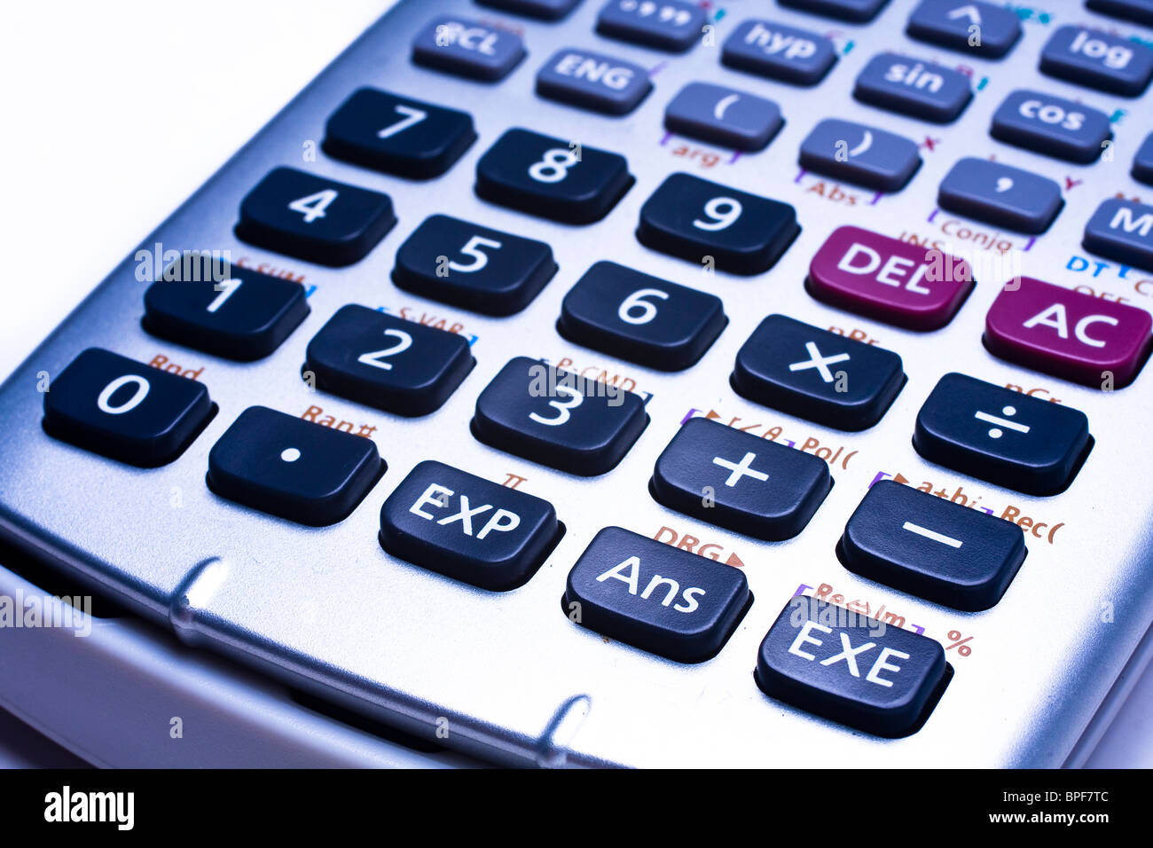 Mathematics calculator Cut Out Stock Images & Pictures - Alamy