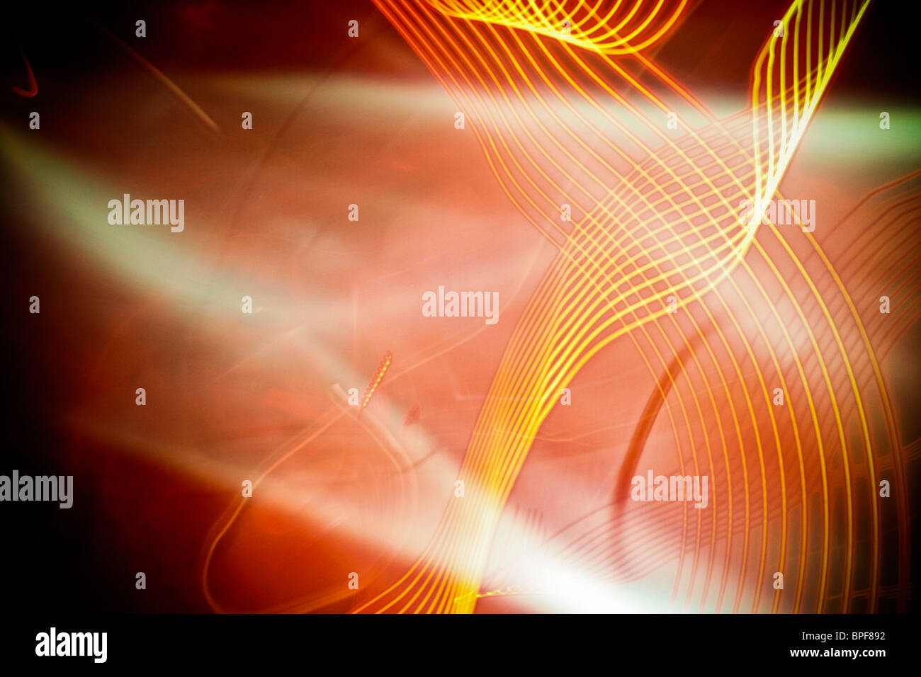 Abstract light shapes in the dark Stock Photo - Alamy