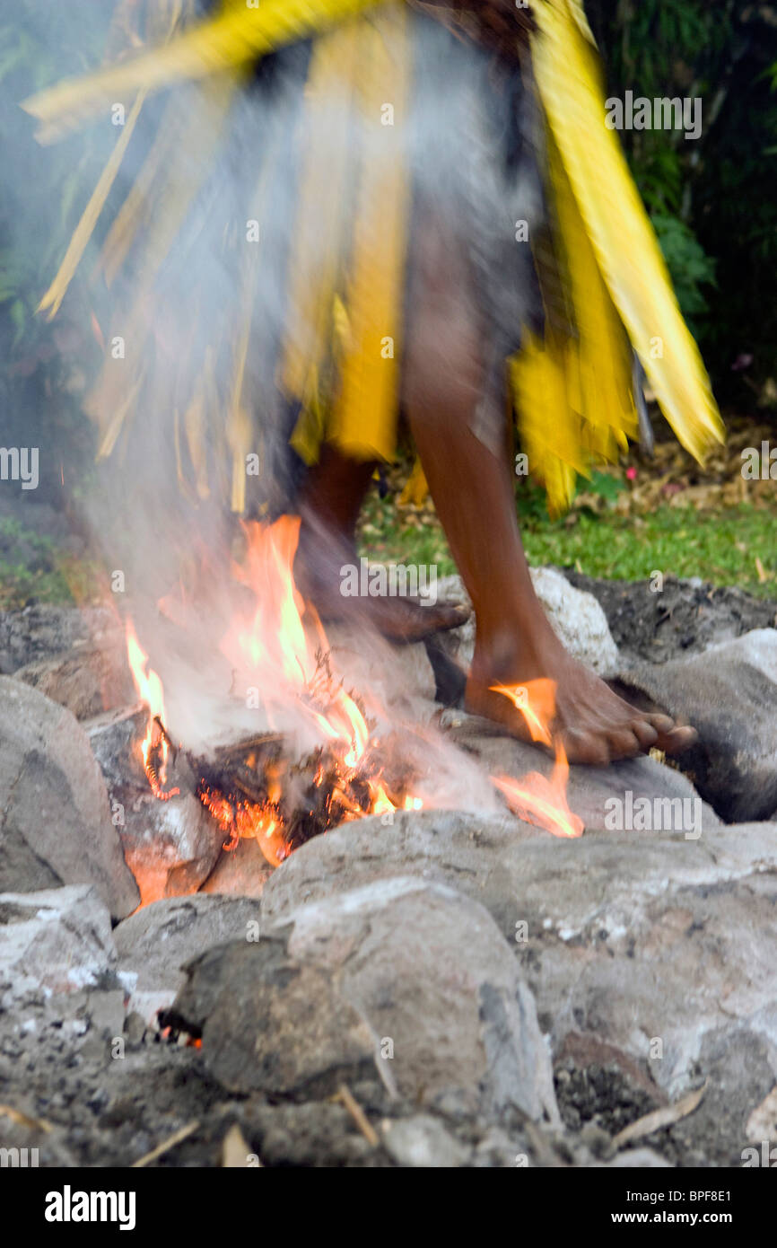 Firewalkers of Beqa Island Fiji. This is the island where this practice ...