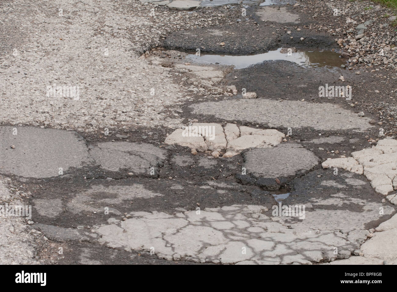 Holes in the road hi-res stock photography and images - Alamy