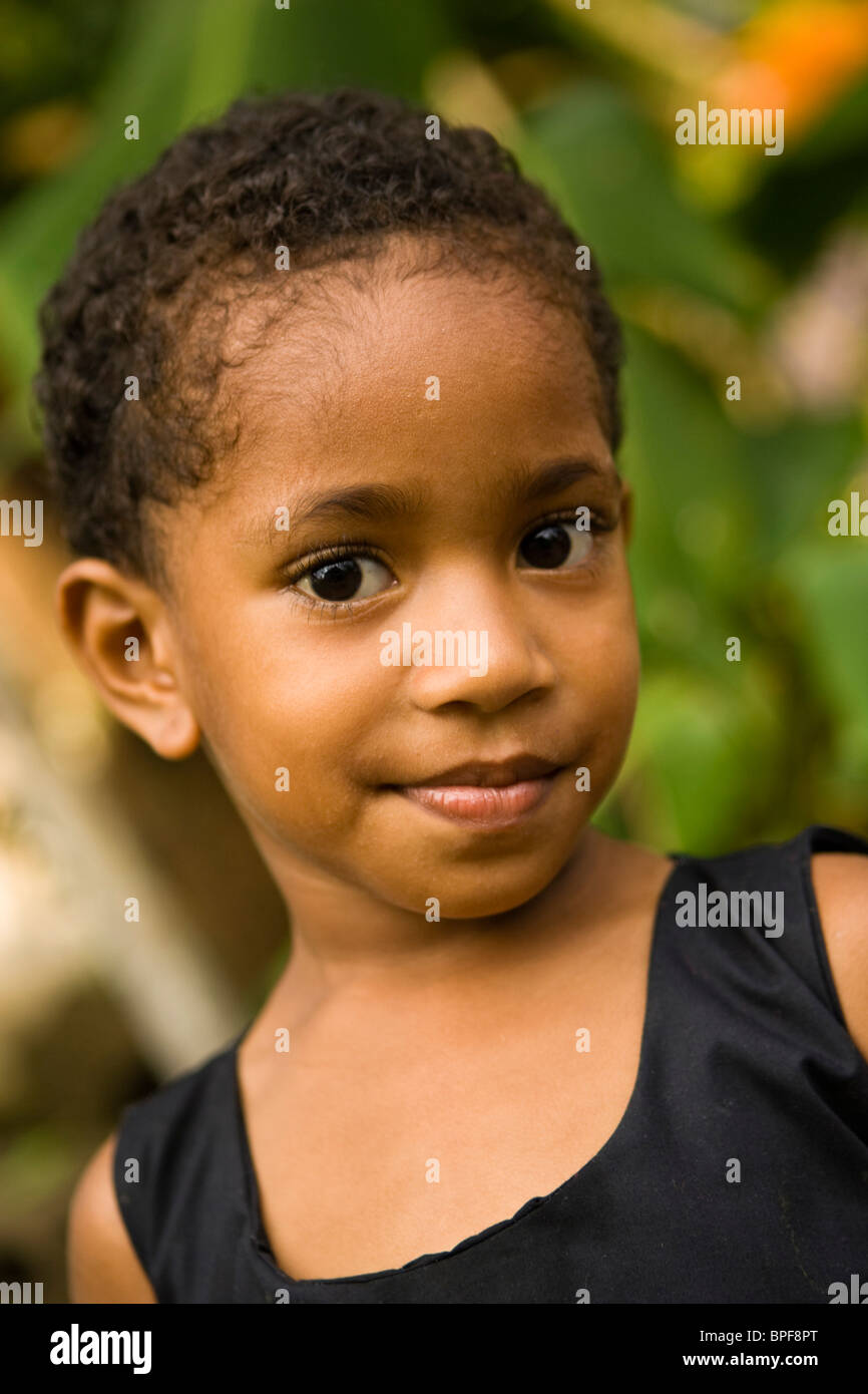 Village walk. Beqa Island, Fiji Stock Photo - Alamy
