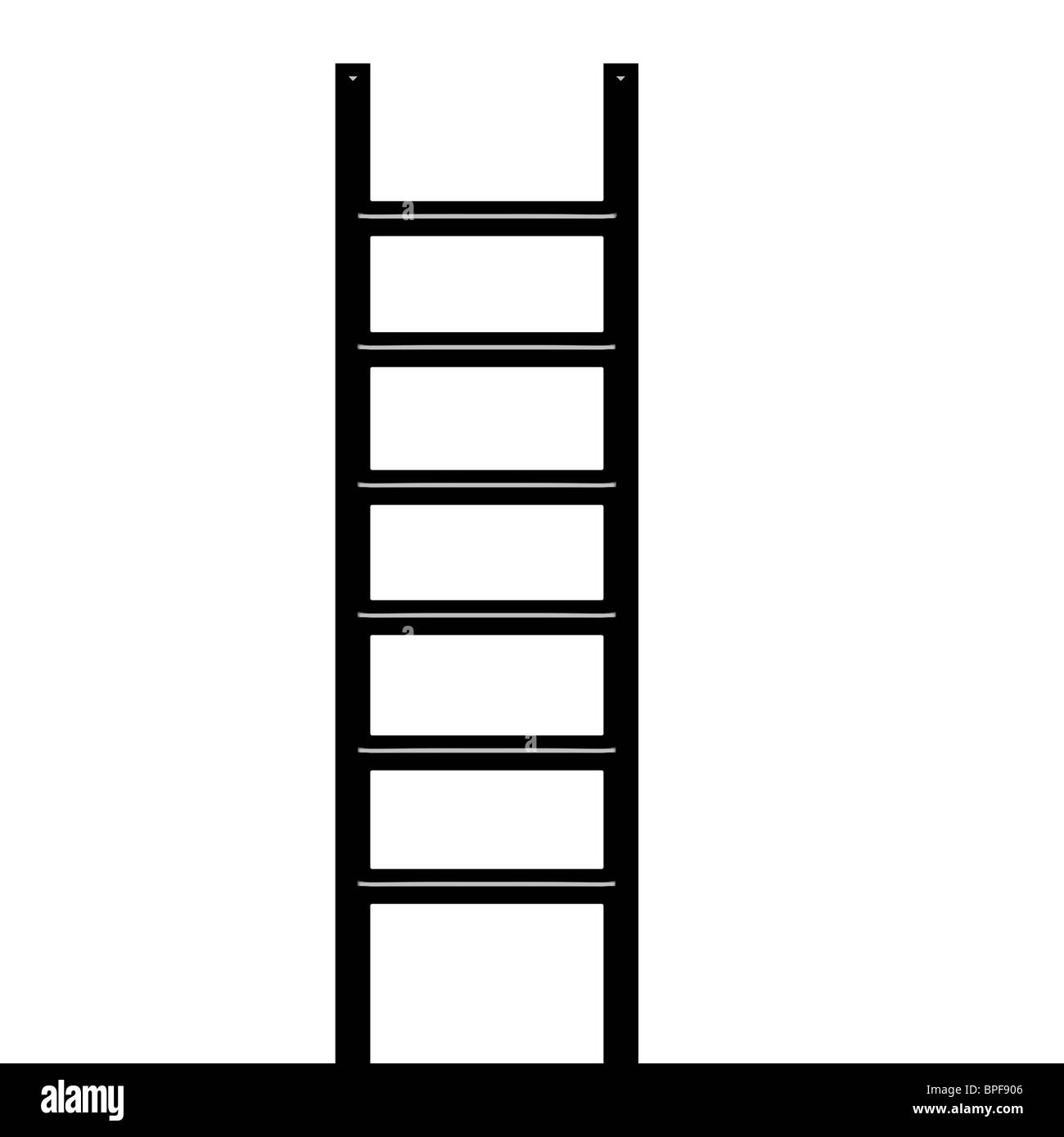 Climb up ladder Black and White Stock Photos & Images - Alamy
