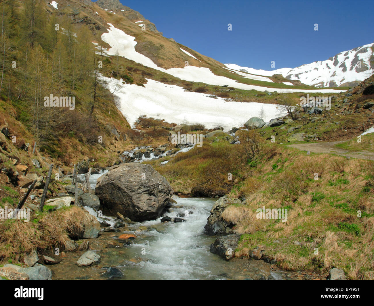 River from Austria Alps Stock Photo - Alamy