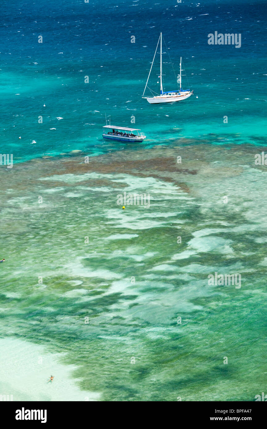 New Caledonia, Amedee Islet. Amedee Islet Lighthouse view of the ...