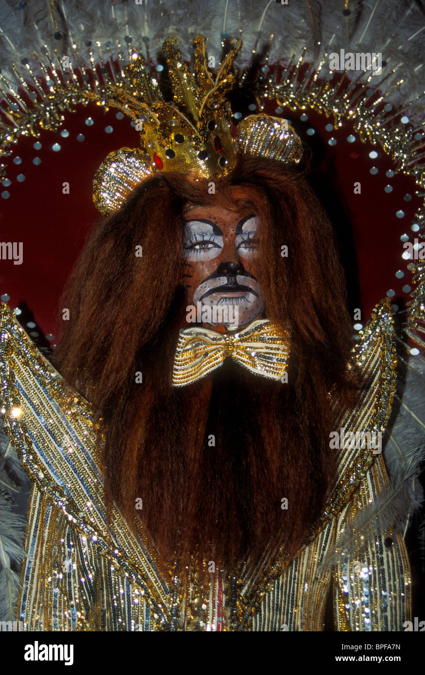 Mummer's mask at the Mummers Museum, Philadelphia, Pennsylvania Stock ...