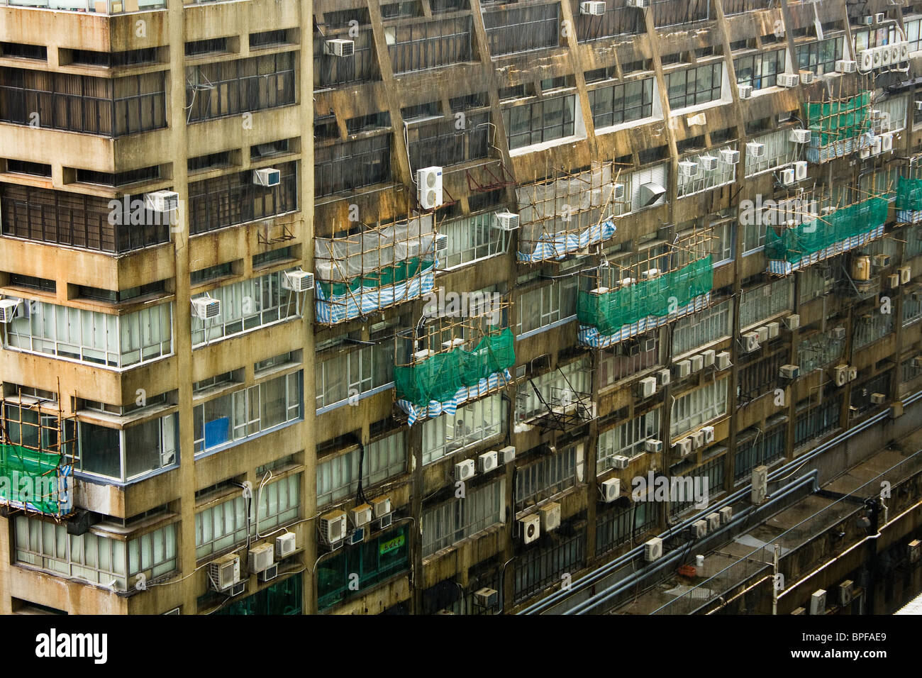 old office building at day in hong kong Stock Photo - Alamy