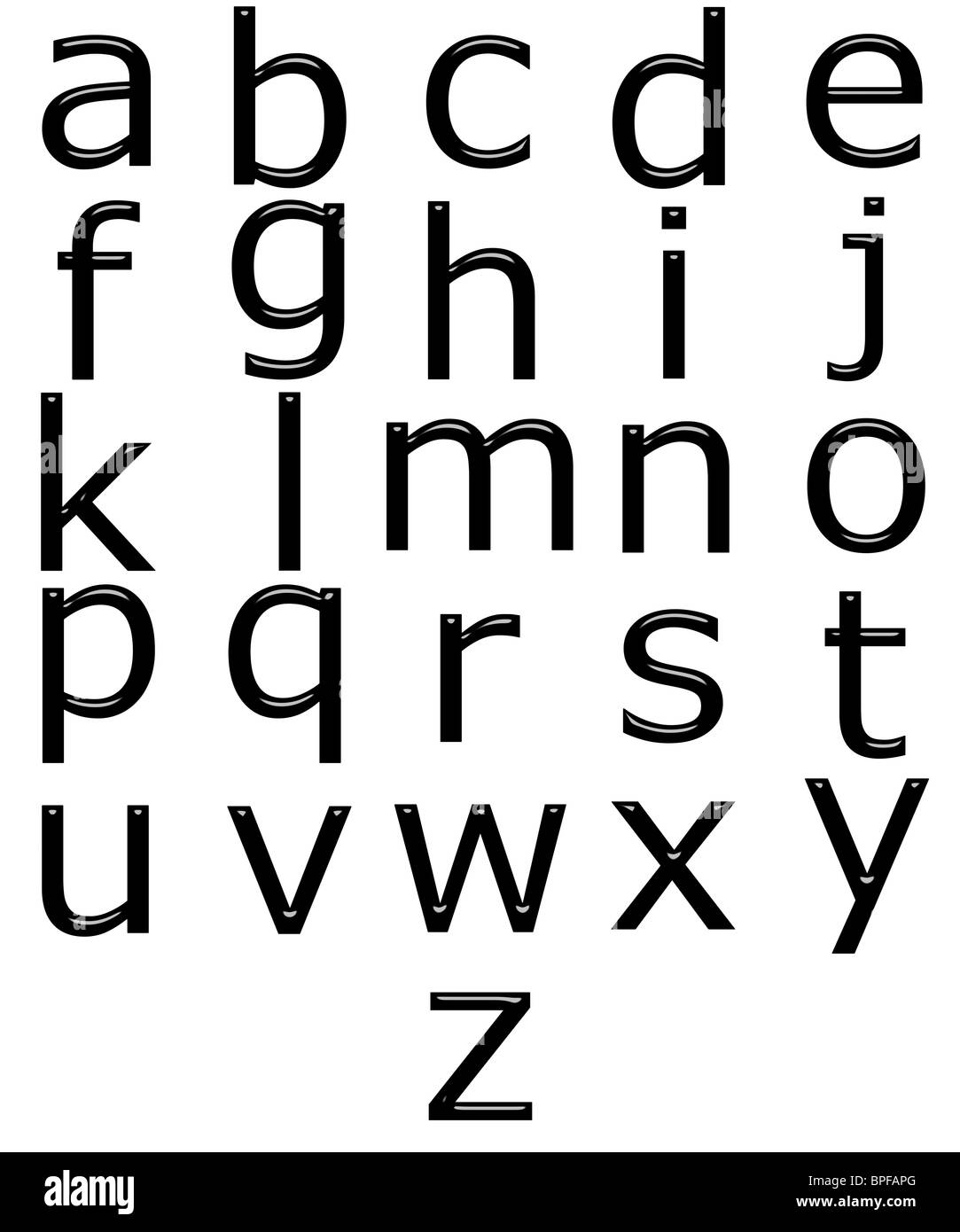 Alphabet Black and White Stock Photos & Images - Alamy