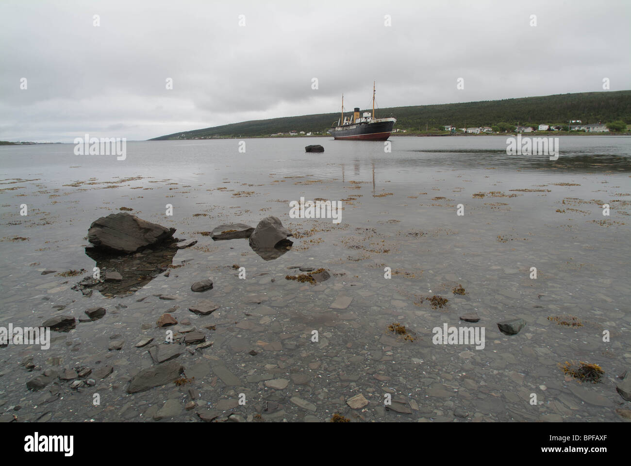 The "SS Kyle" has been sitting in its' present position since February ...