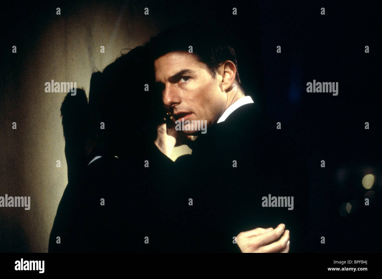 Tom Cruise As Ethan Hunt Film Title Mission High Resolution Stock ...