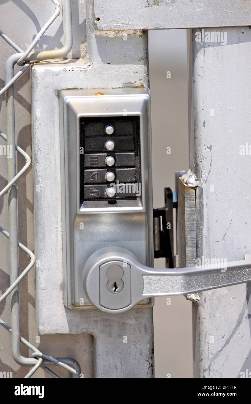 Cypher combination lock Stock Photo - Alamy