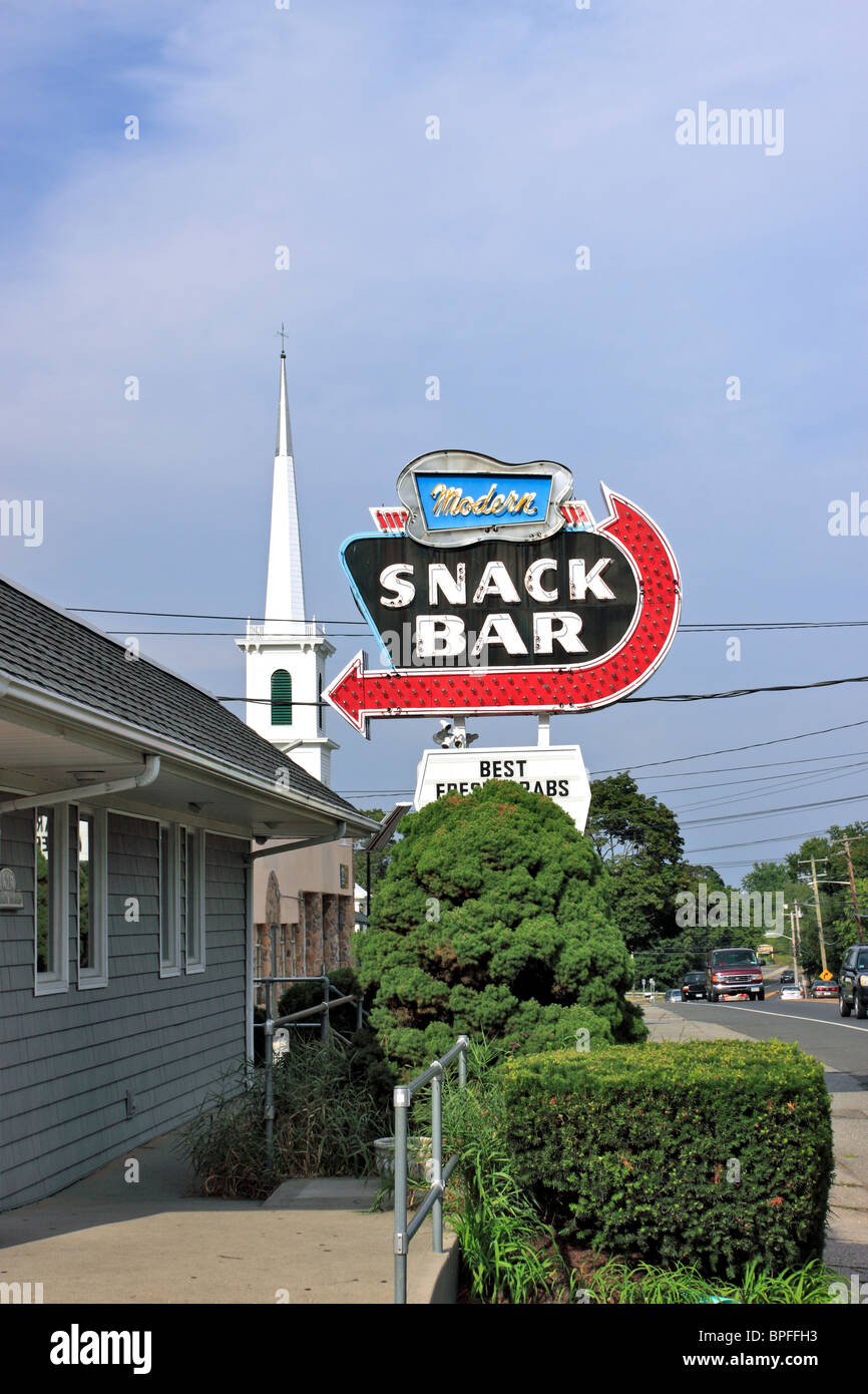 The Modern Snack Bar, landmark restaurant on the north shore of eastern ...
