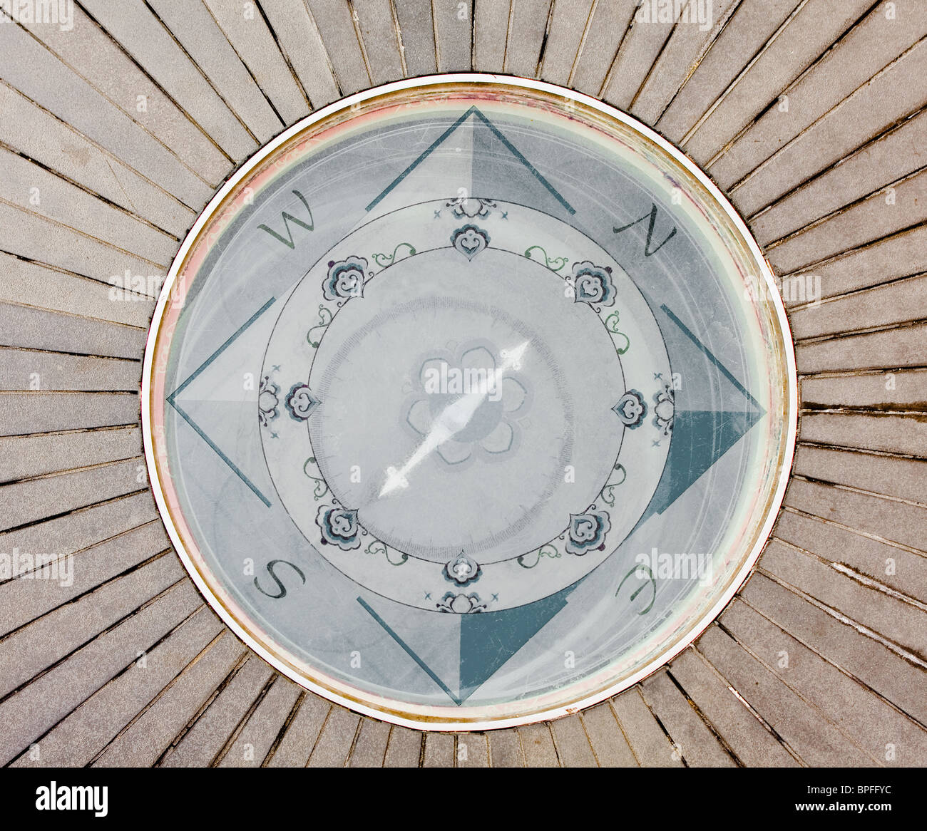 Compass at the china town metro station in Los Angeles, California, USA ...