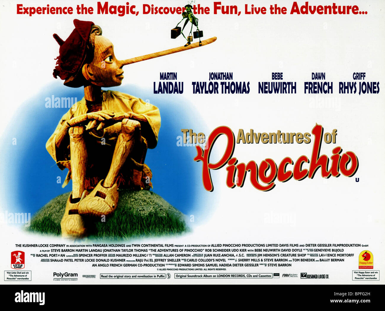 The Adventures Of Pinocchio 1996 High Resolution Stock Photography and ...