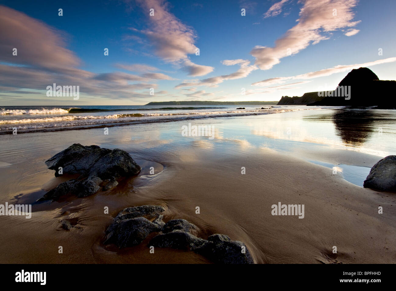 Pobbles Bay, Gower Stock Photo - Alamy