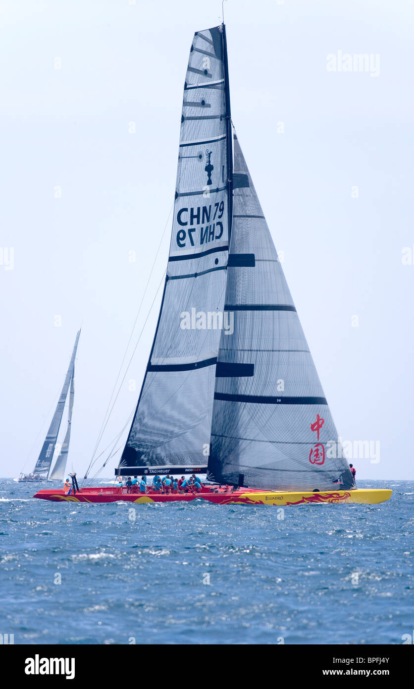 Team China, America's Cup, Valencia, Spain Stock Photo - Alamy