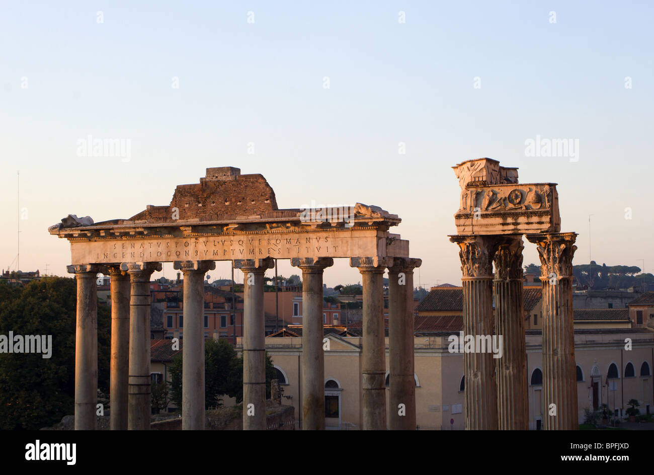 Ruins forum romanum in hi-res stock photography and images - Alamy