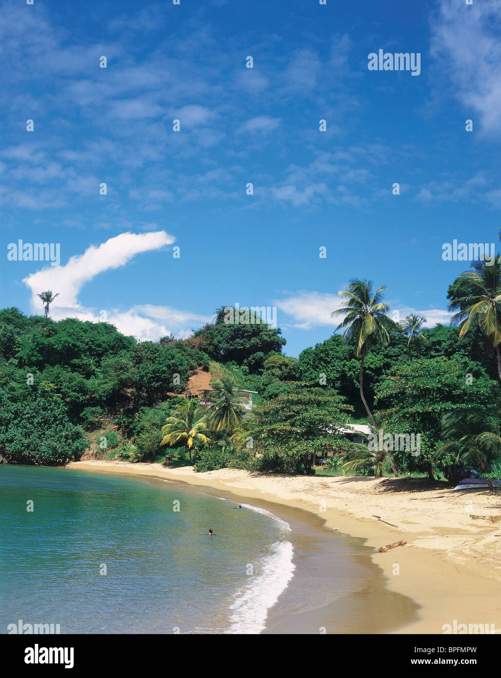 Parlatuvier Bay, Tobago, Caribbean Stock Photo - Alamy
