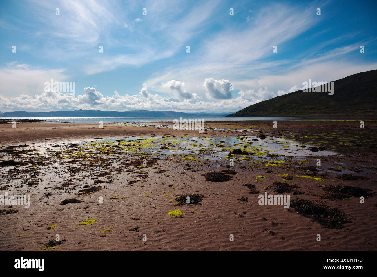 Raasay from Applecross beach Wester Ross Scotland UK Stock Photo - Alamy