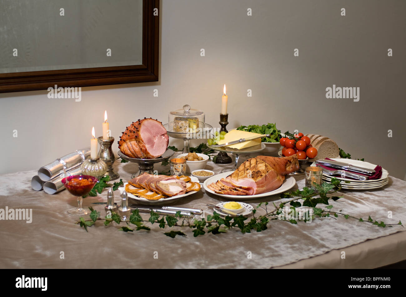 Christmas Ham Stock Photos & Christmas Ham Stock Images - Alamy