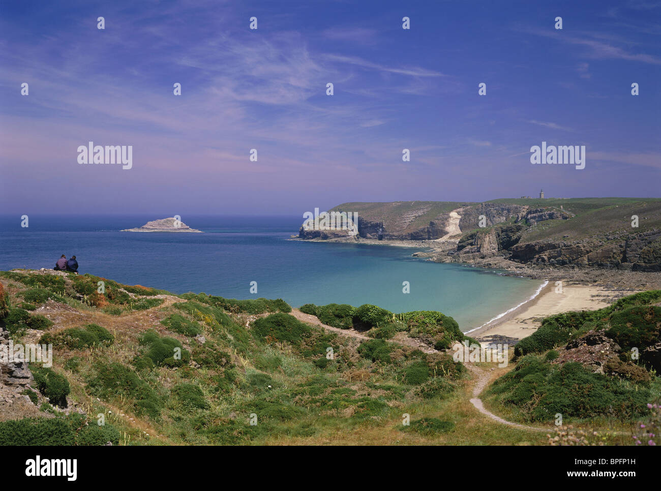 Cote d' Emeraude, Brittany, France Stock Photo - Alamy