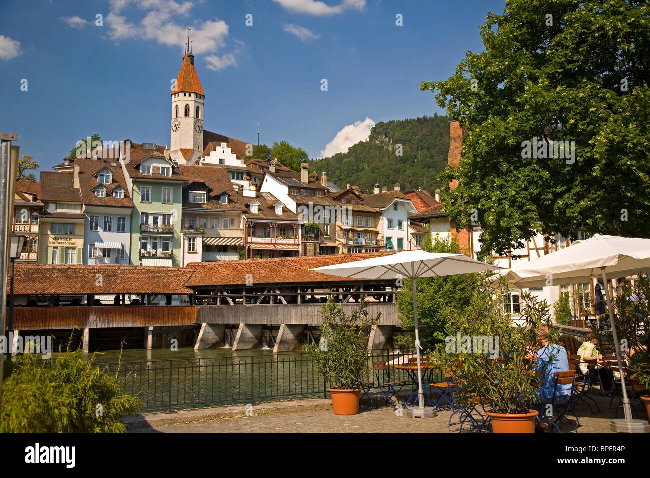 Thun;Lake Thun;Bernese Oberland;Switzerland Stock Photo - Alamy