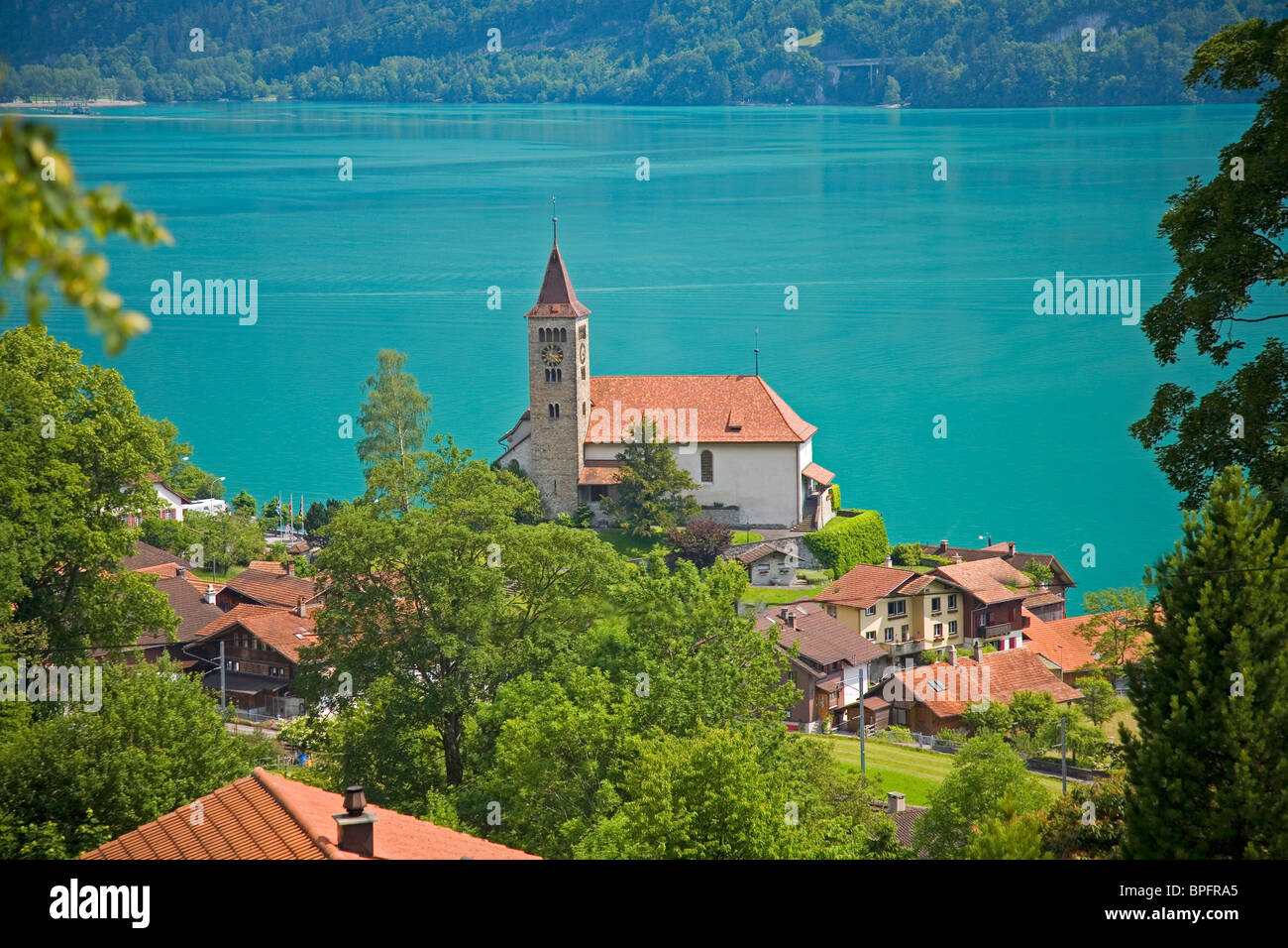 Brienz;Lake Brienz;Bernese Oberland;Switzerland Stock Photo - Alamy