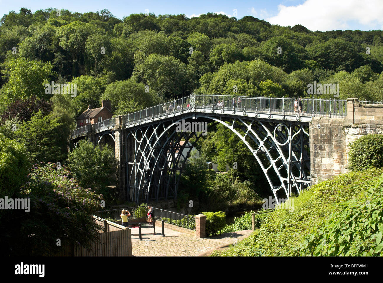 The Iron Bridge at Ironbridge, Shropshire, England Stock Photo - Alamy