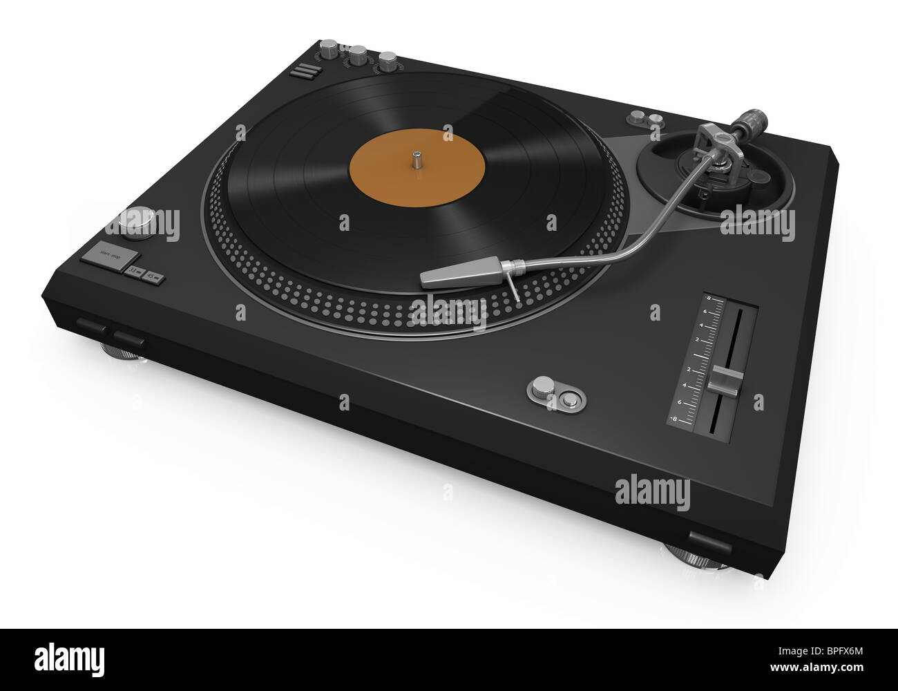Turntable player Cut Out Stock Images & Pictures - Alamy