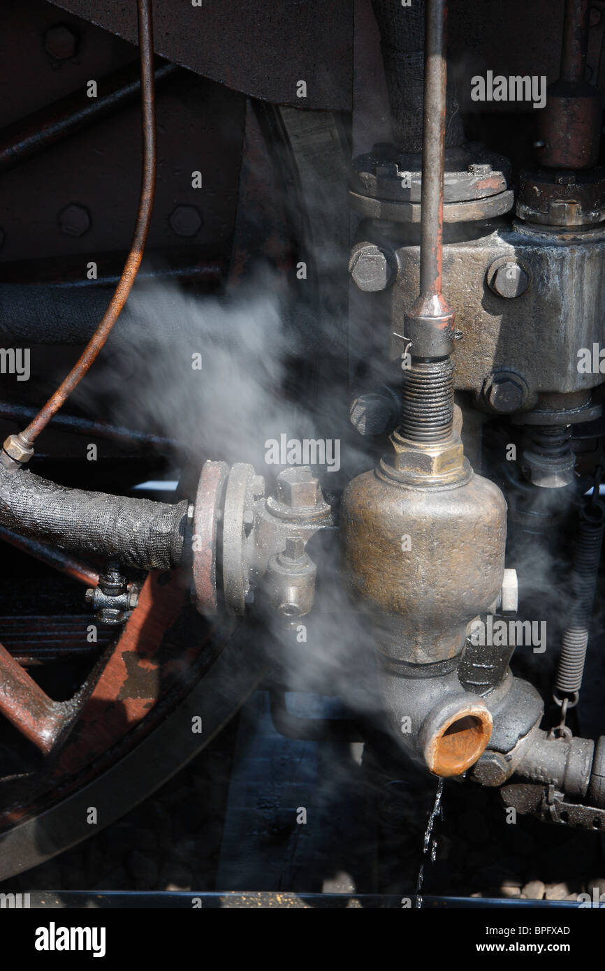 A steam engine in detail Stock Photo - Alamy